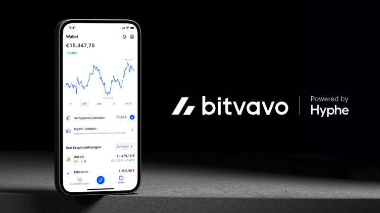 Bitvavo powered by Hyphe: Top Produkterlebnis und günstige Fees