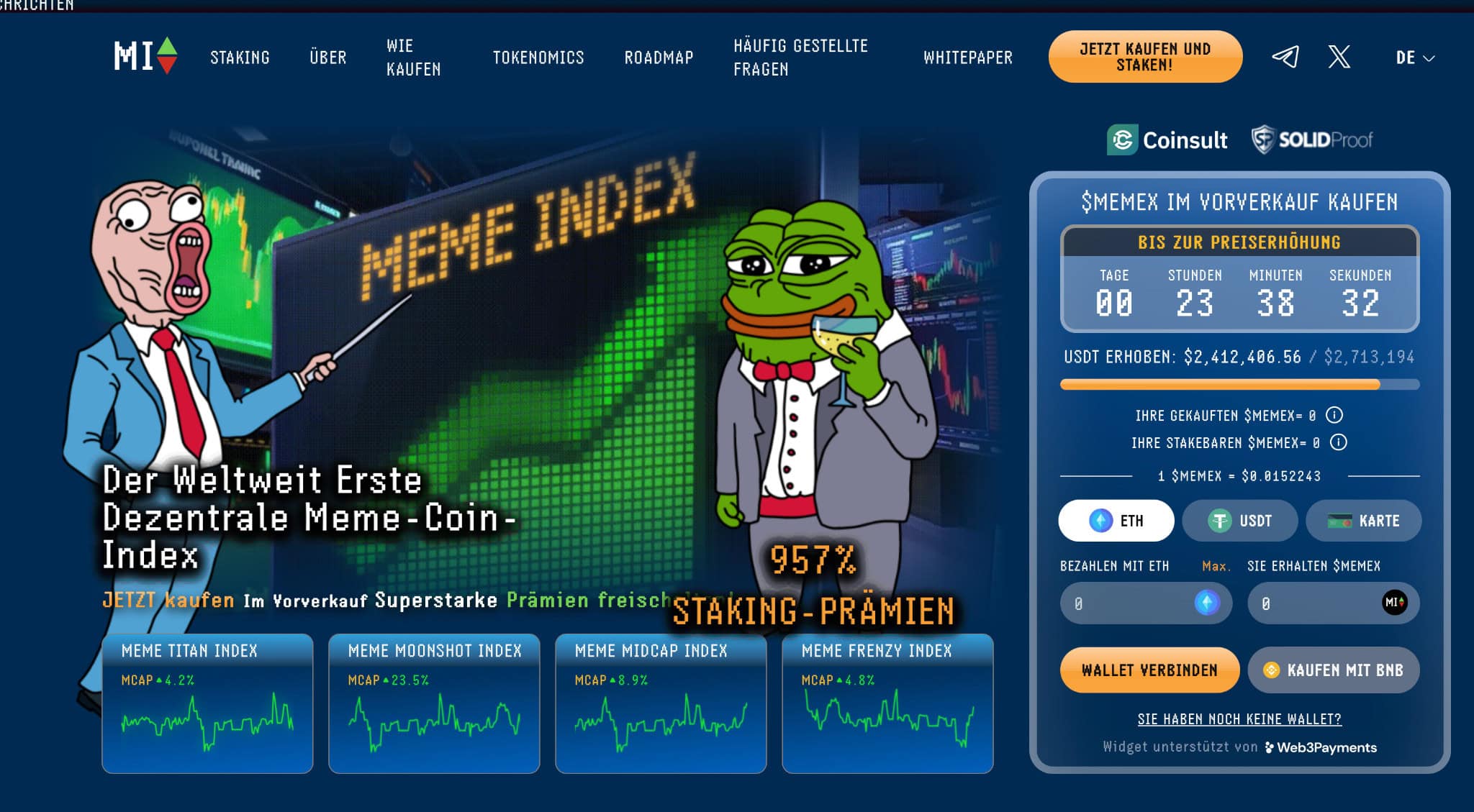 Neue Memecoins 2025: Drei Kryptowährungen mit Potenzial